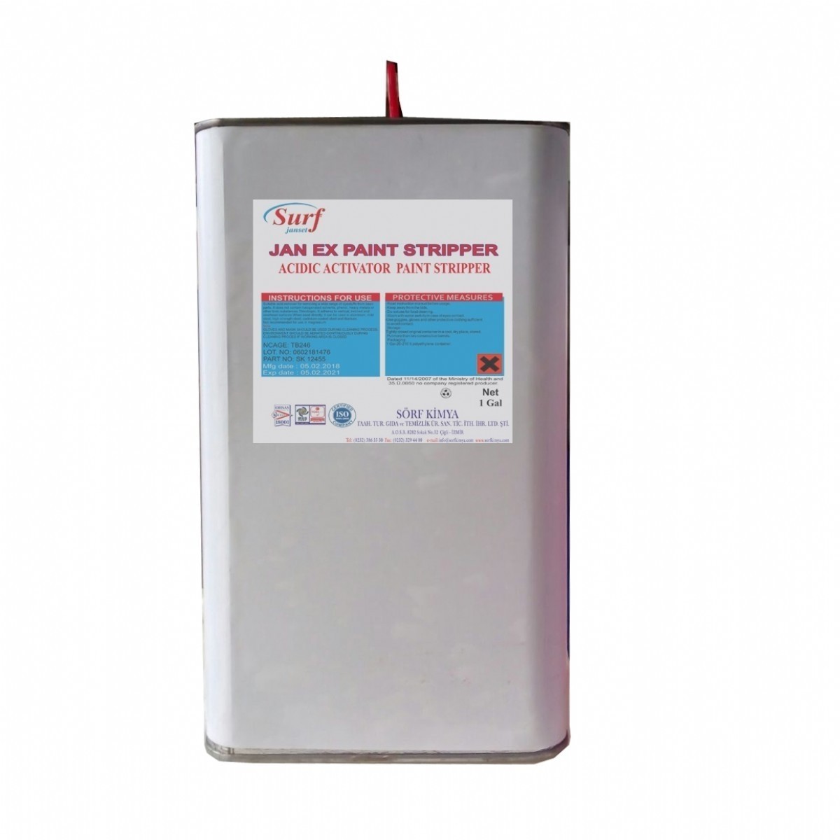 JAN EX PAINT STRIPPER ACIDIC MIL-R-81903 (AS) Type 2 AMS 1375B | PAINT ...